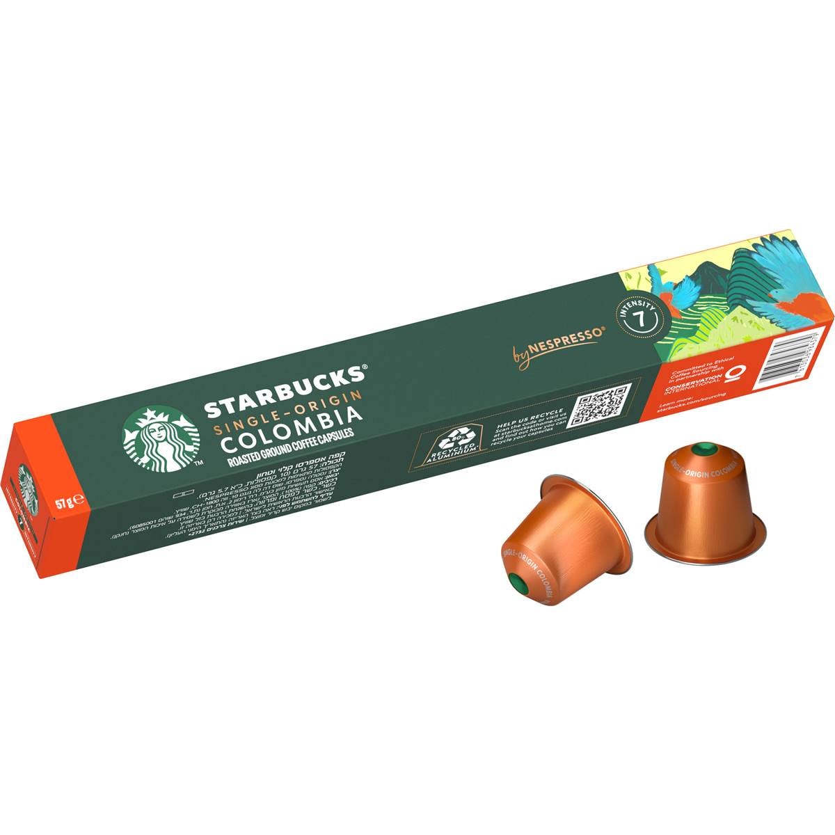 Starbucks By Nespresso Single Origin Colombia Coffee Pods Capsules 10 ...