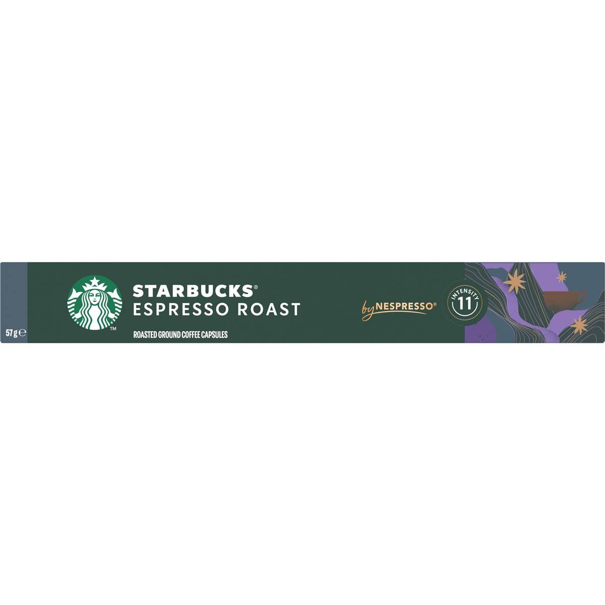 Starbucks By Nespresso Espresso Roast Coffee Pods Capsules 10 Pack ...