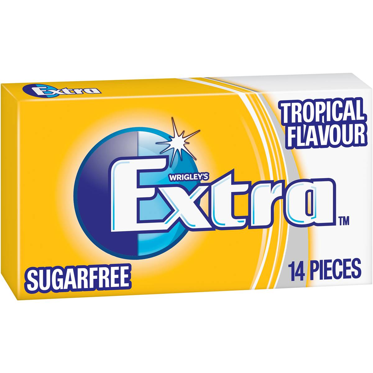 Extra Tropical Flavour Sugar Free Gum 27g Woolworths Extra Tropical Flavour Sugar Free Gum 27g Woolworths
