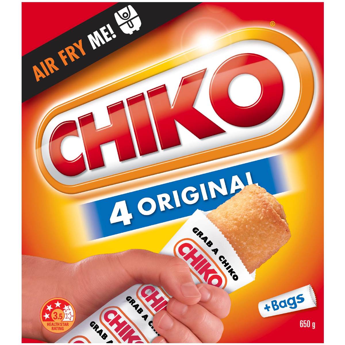 Chiko Original Rolls 4 Pack | Woolworths