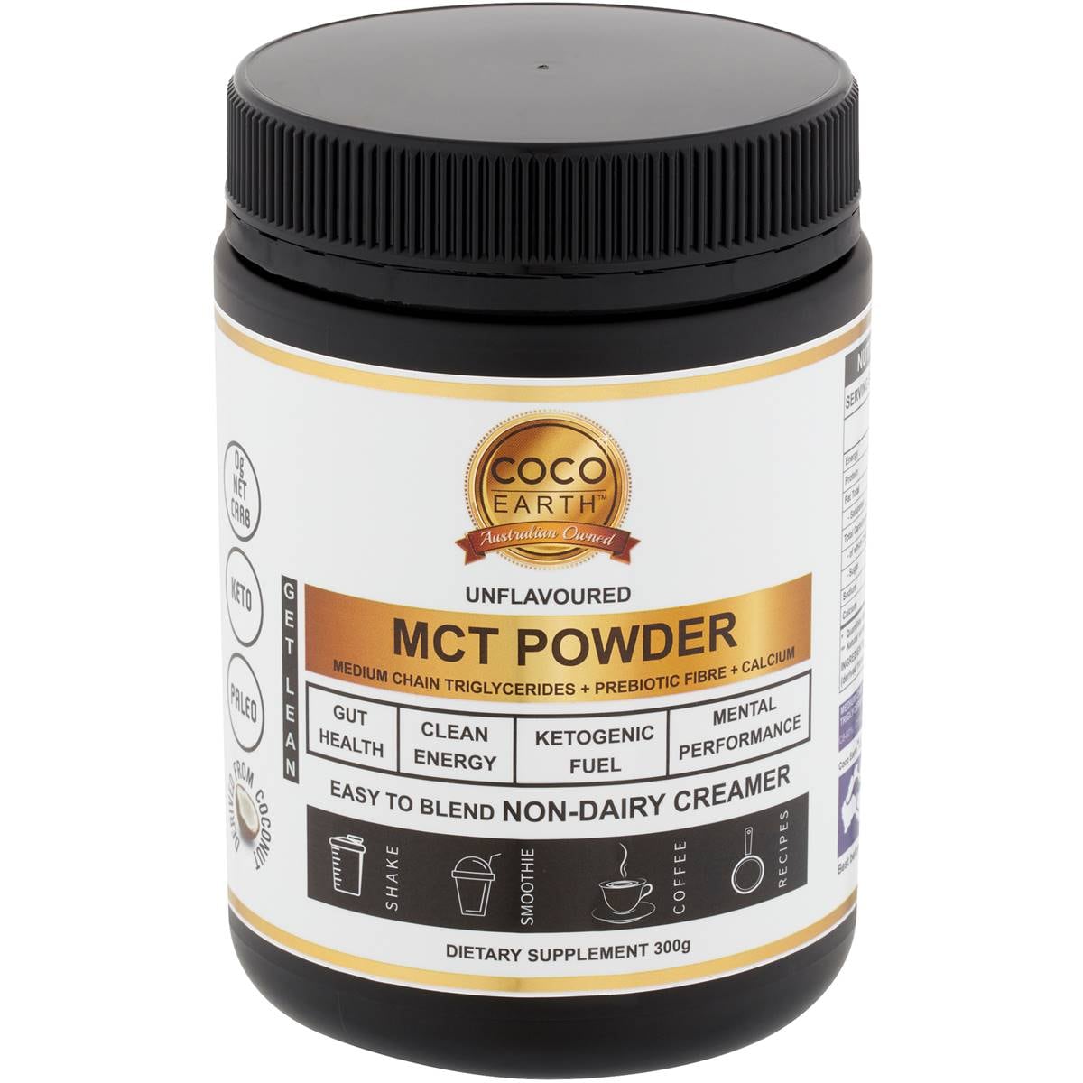 Coco Earth Mct Powder 300g | Woolworths