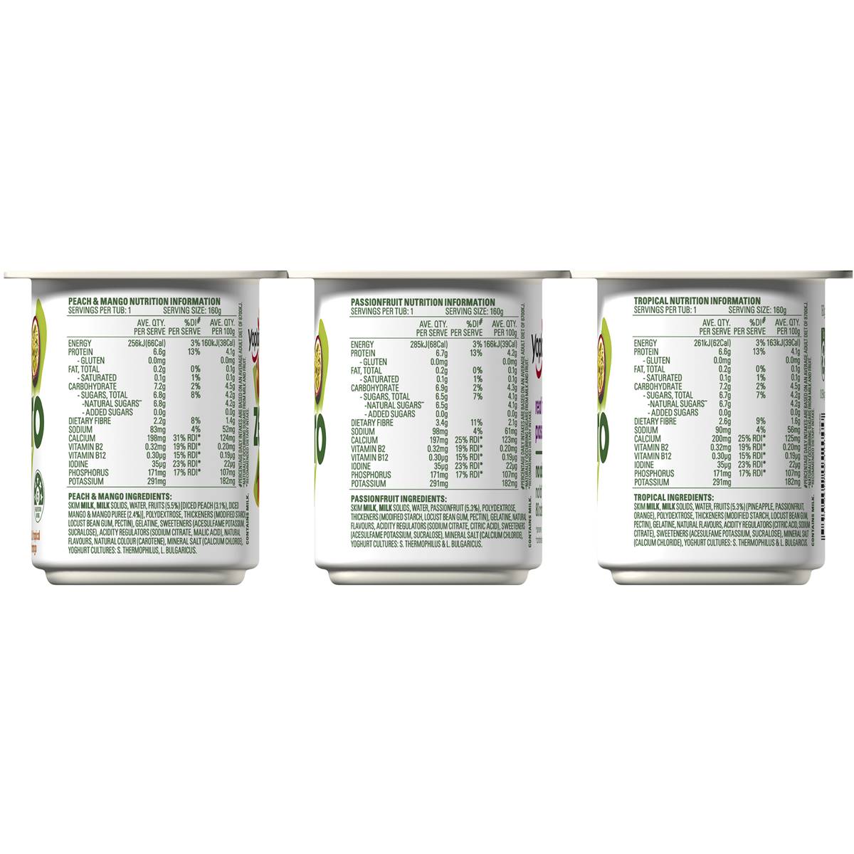 Yoplait Forme Zero Tropical Paradise Yoghurts 6 Pack | Woolworths Yoplait Forme Zero Tropical Paradise Yoghurts 6 Pack | Woolworths