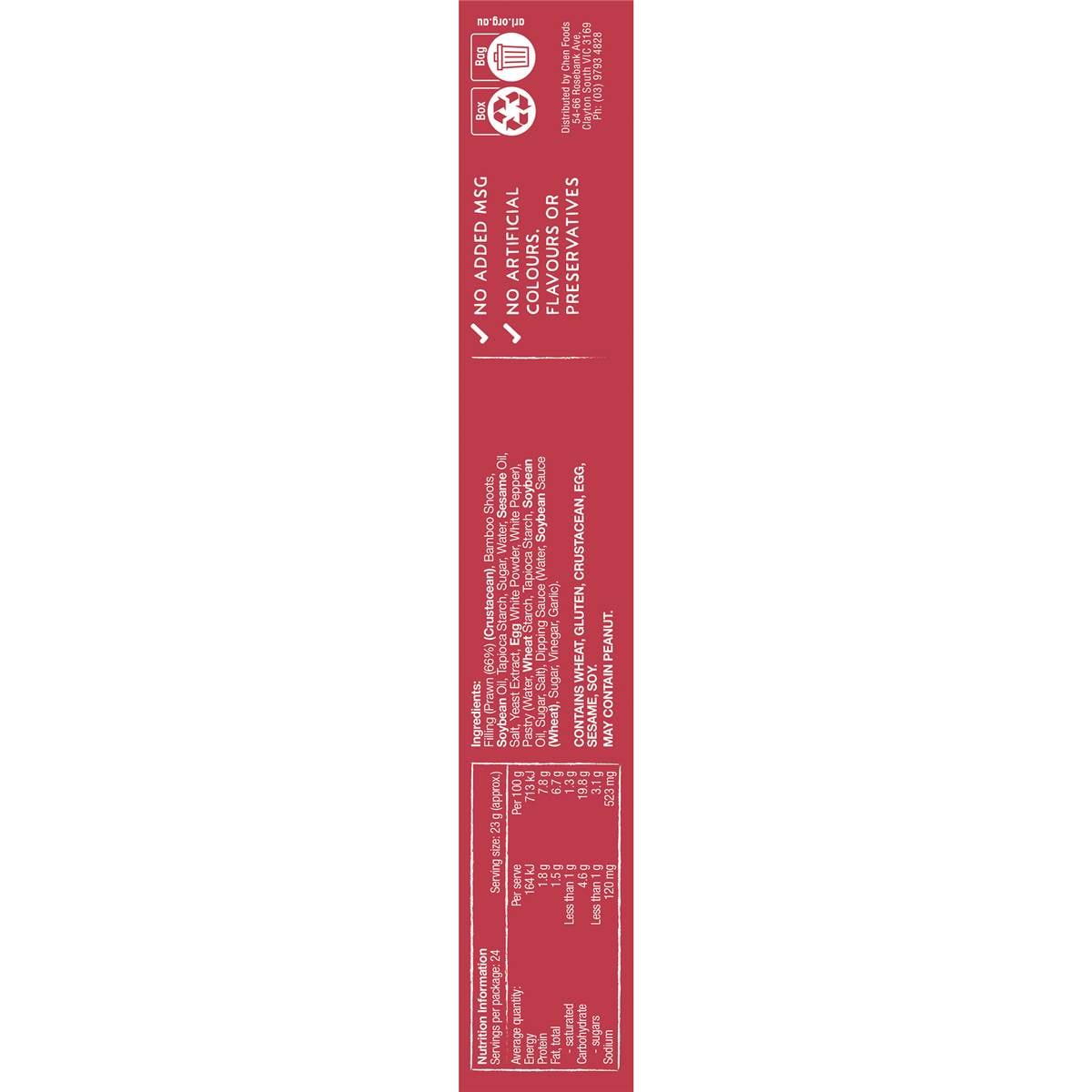 Mr Chen's Prawn Hargow Dumplings 550g | Woolworths