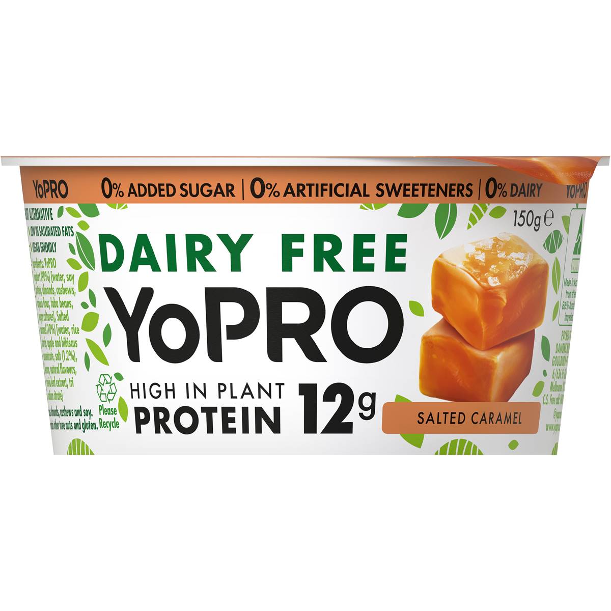 Danone Yopro Dairy Free Salted Caramel 150g | Woolworths