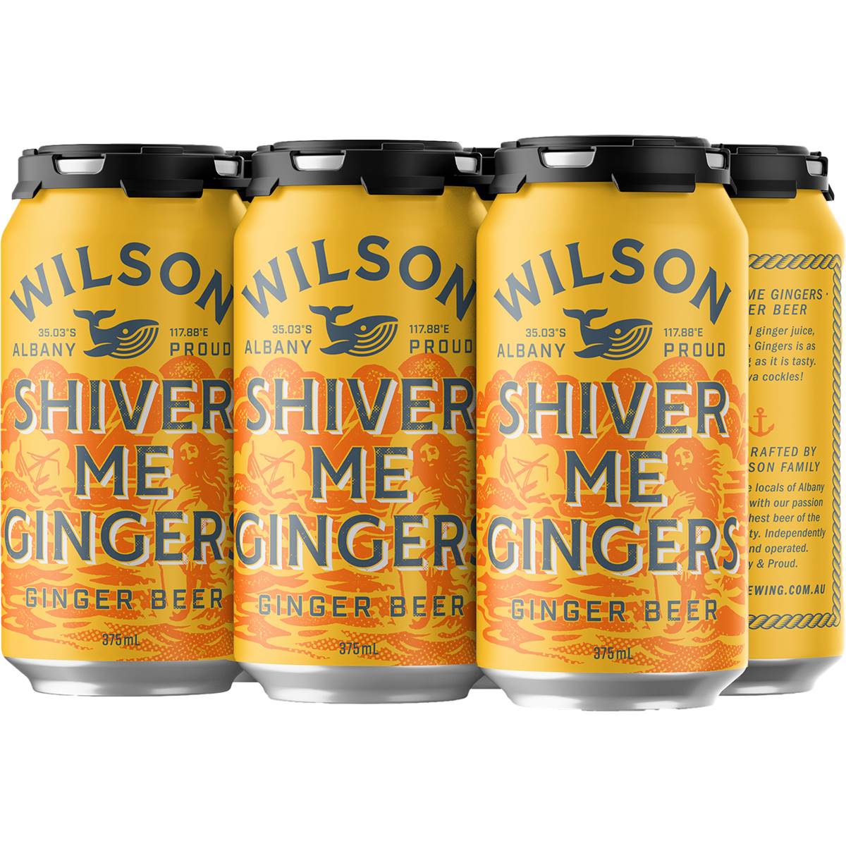 Wilson Ginger Beer Can 375ml | Woolworths