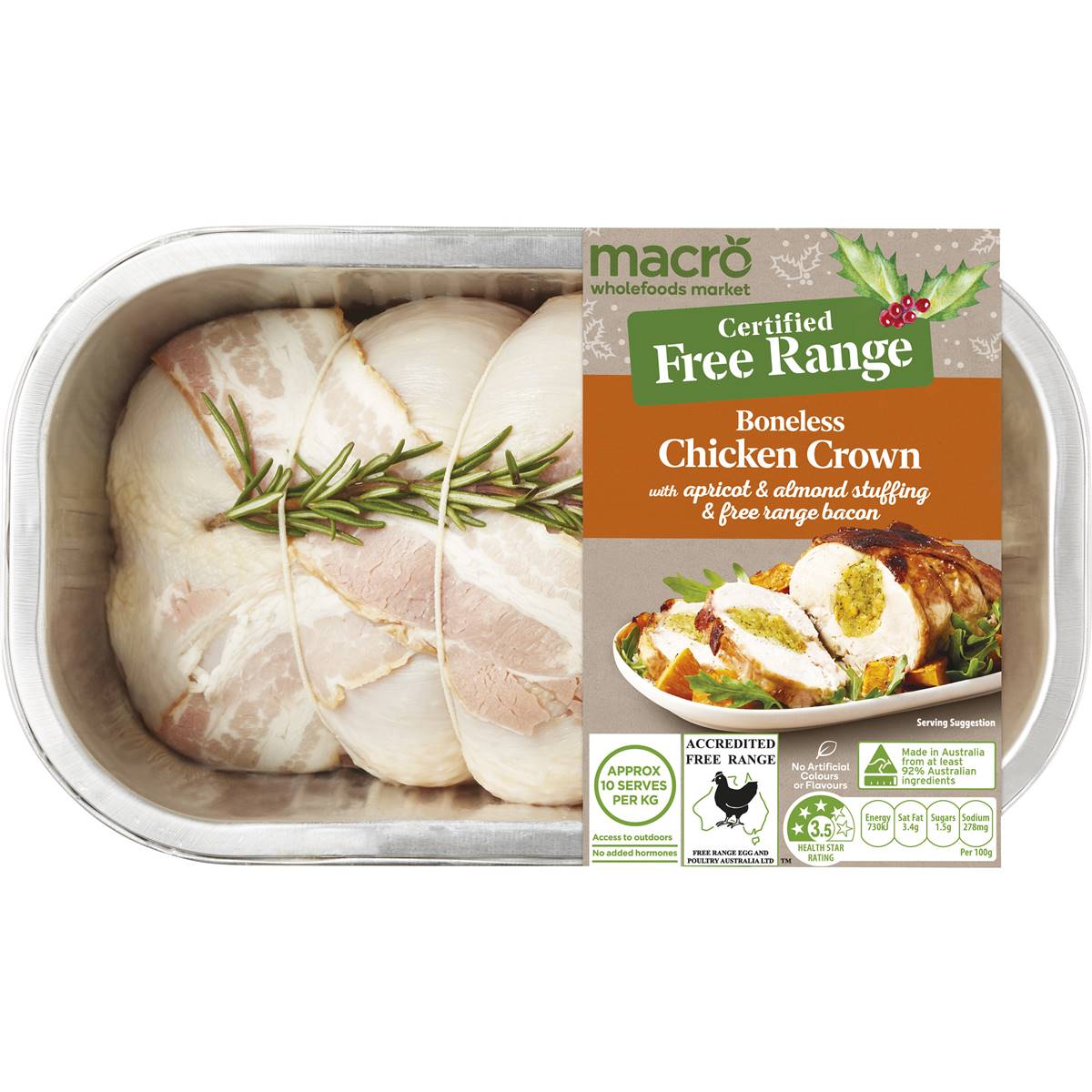 Macro Free Range Chicken Crown Per Kg | Woolworths