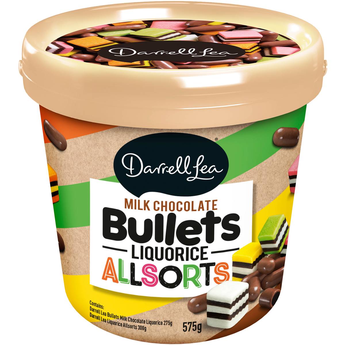 Darrell Lea Allsorts & Bullets Mix Bucket 575g | Woolworths