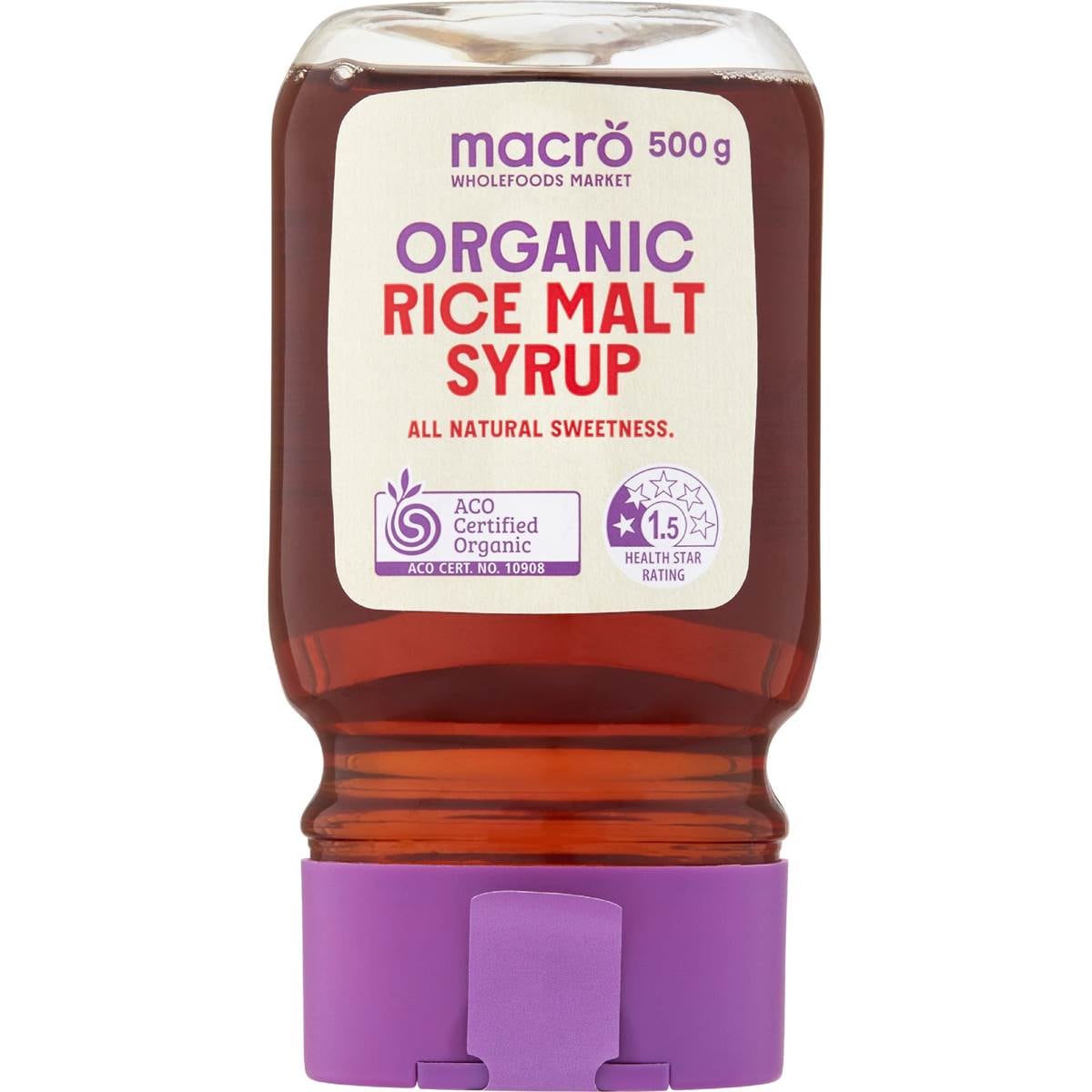 Macro Light & Golden Rice Malt Syrup 500g | Woolworths