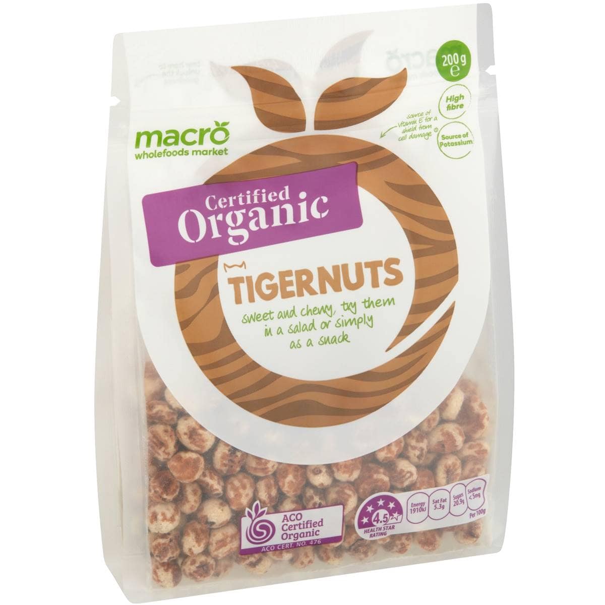 Tigernuts Australia TIGERNUT POWDER 80 Gram – SUSTAINABLE