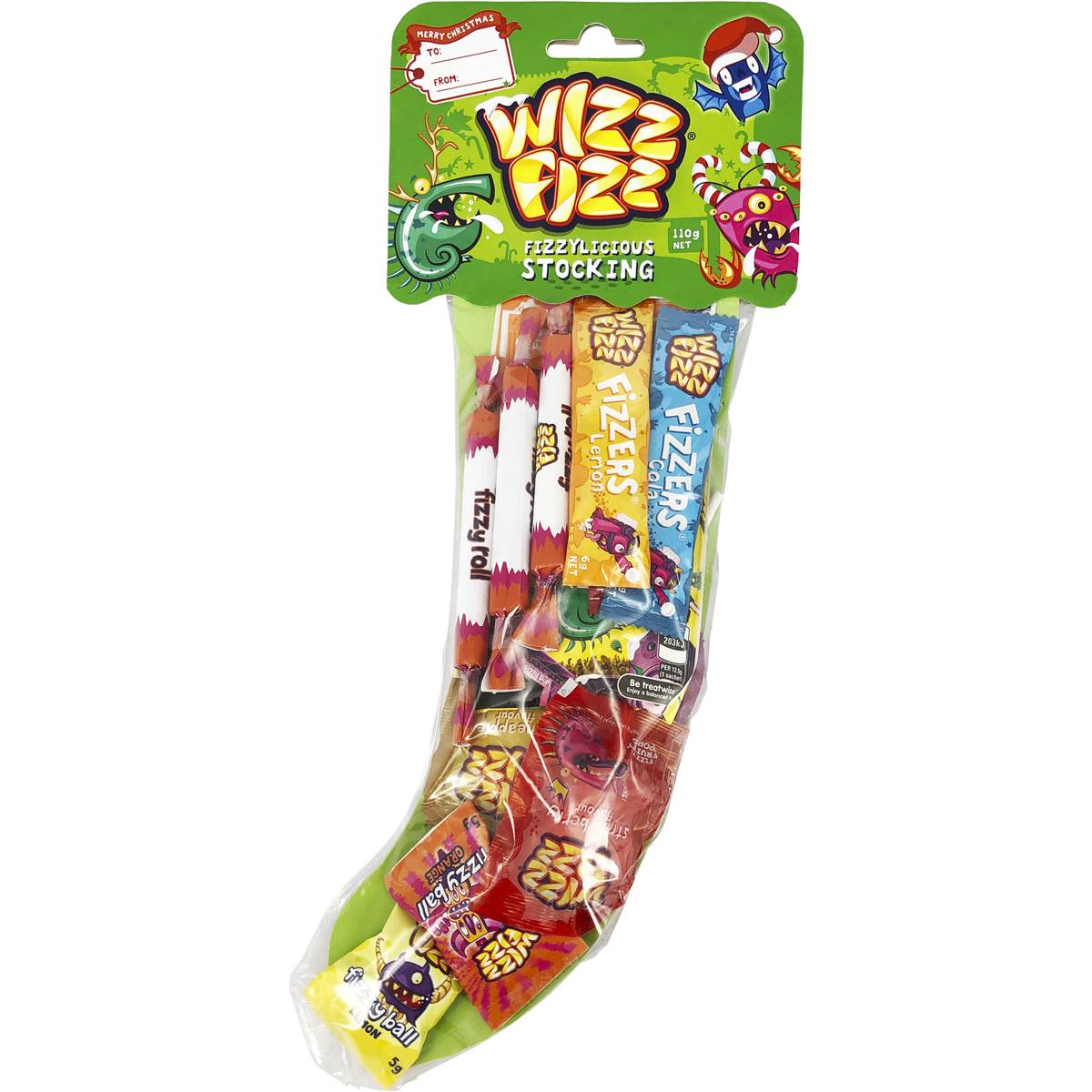 Wizz Fizz Christmas Stocking 178g | Woolworths