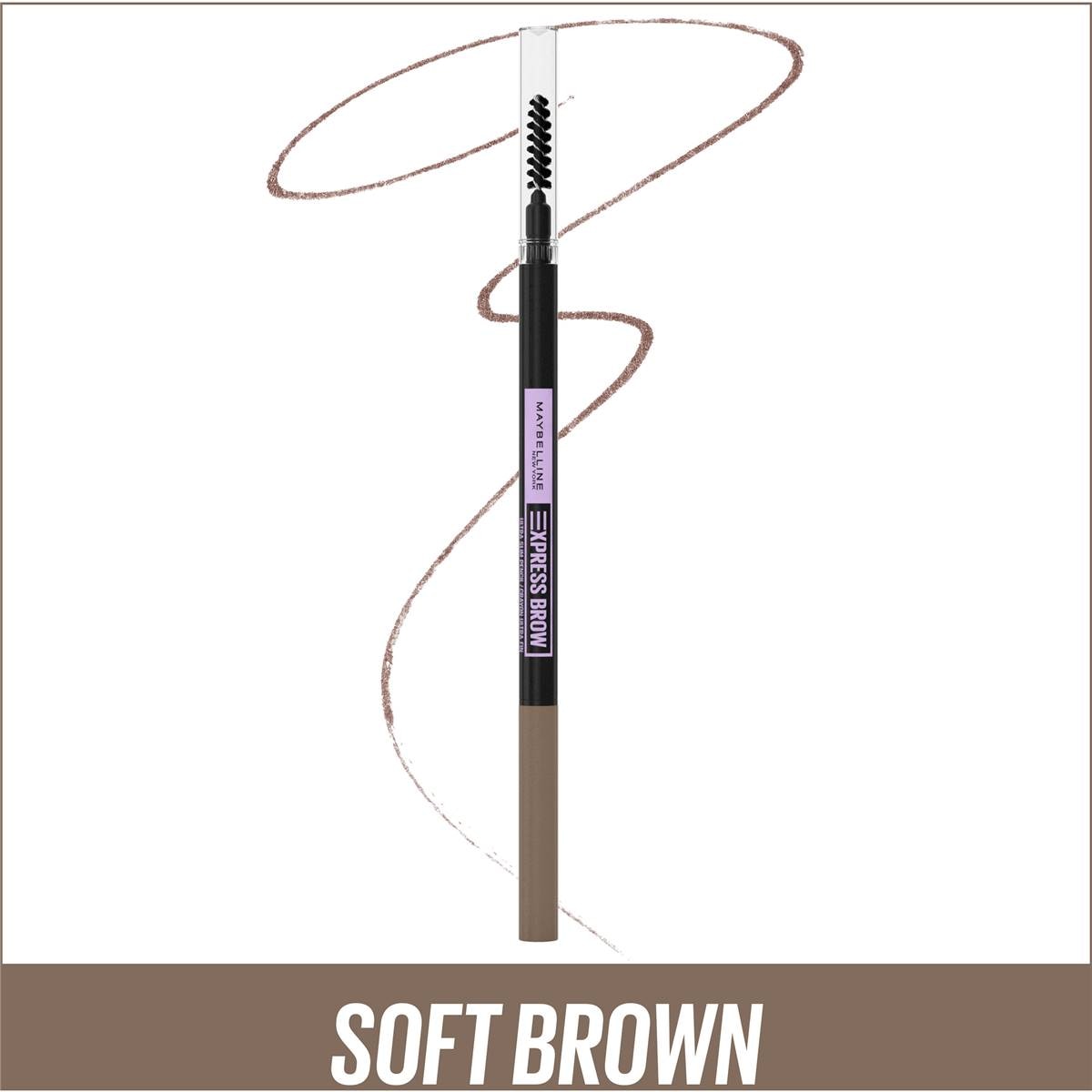 Maybelline Brow Ultra Slim Eyebrow Pencil - Soft Brown 90mg | Woolworths
