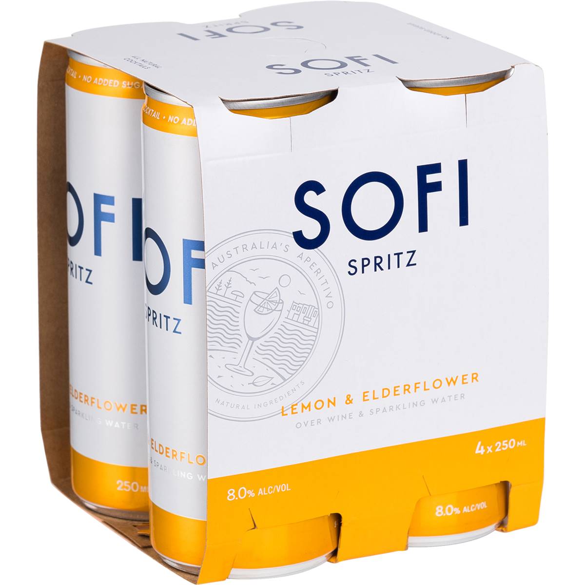 Sofi Spritz Lemon & Elderflower Can 250ml | Woolworths