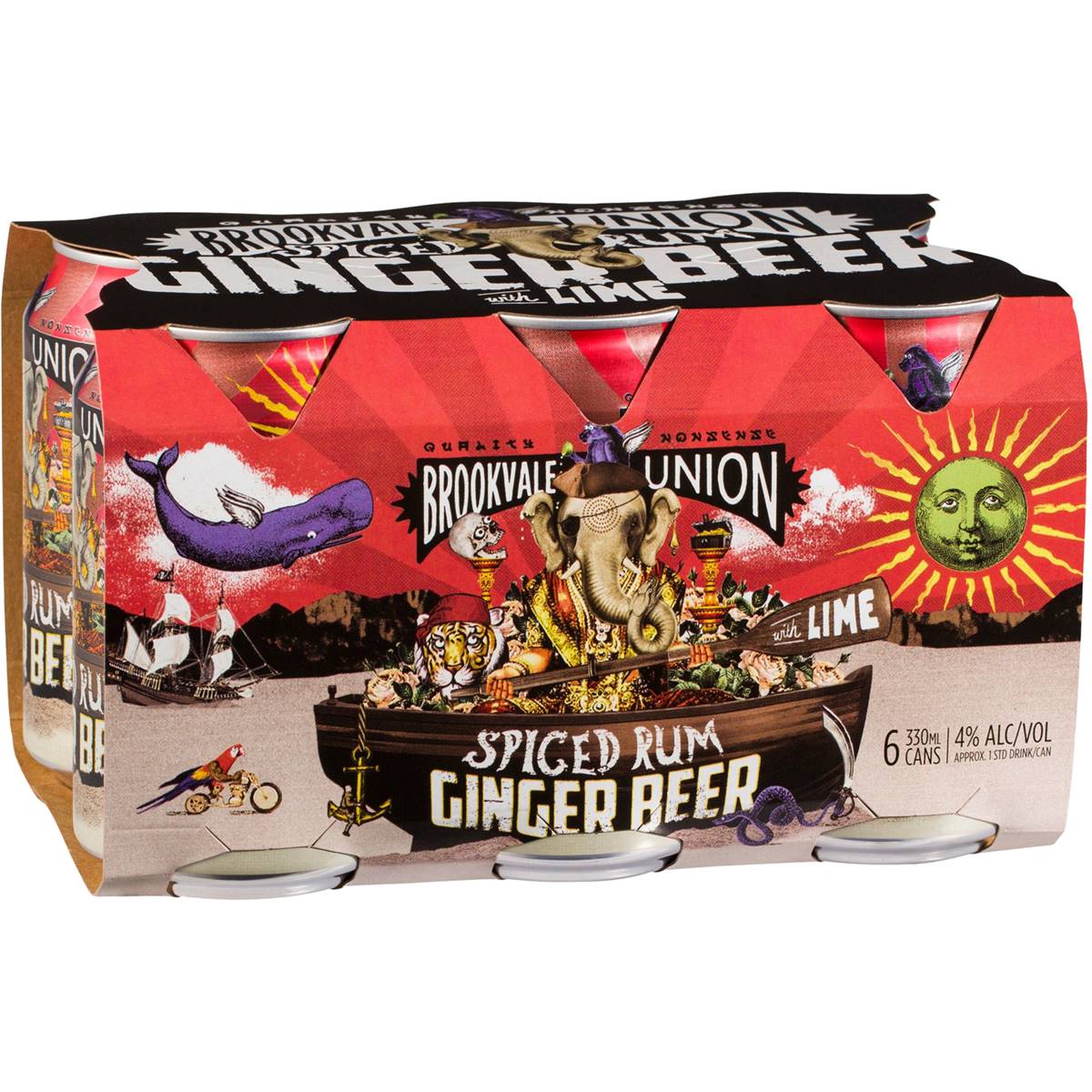 Brookvale Union Spiced Rum Ginger Beer at Minnie Steadman blog