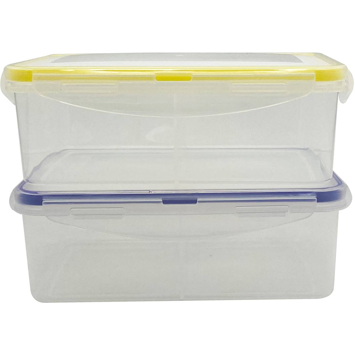 Essentials Reusable 3 Compartment Containers 2 Pack | Woolworths
