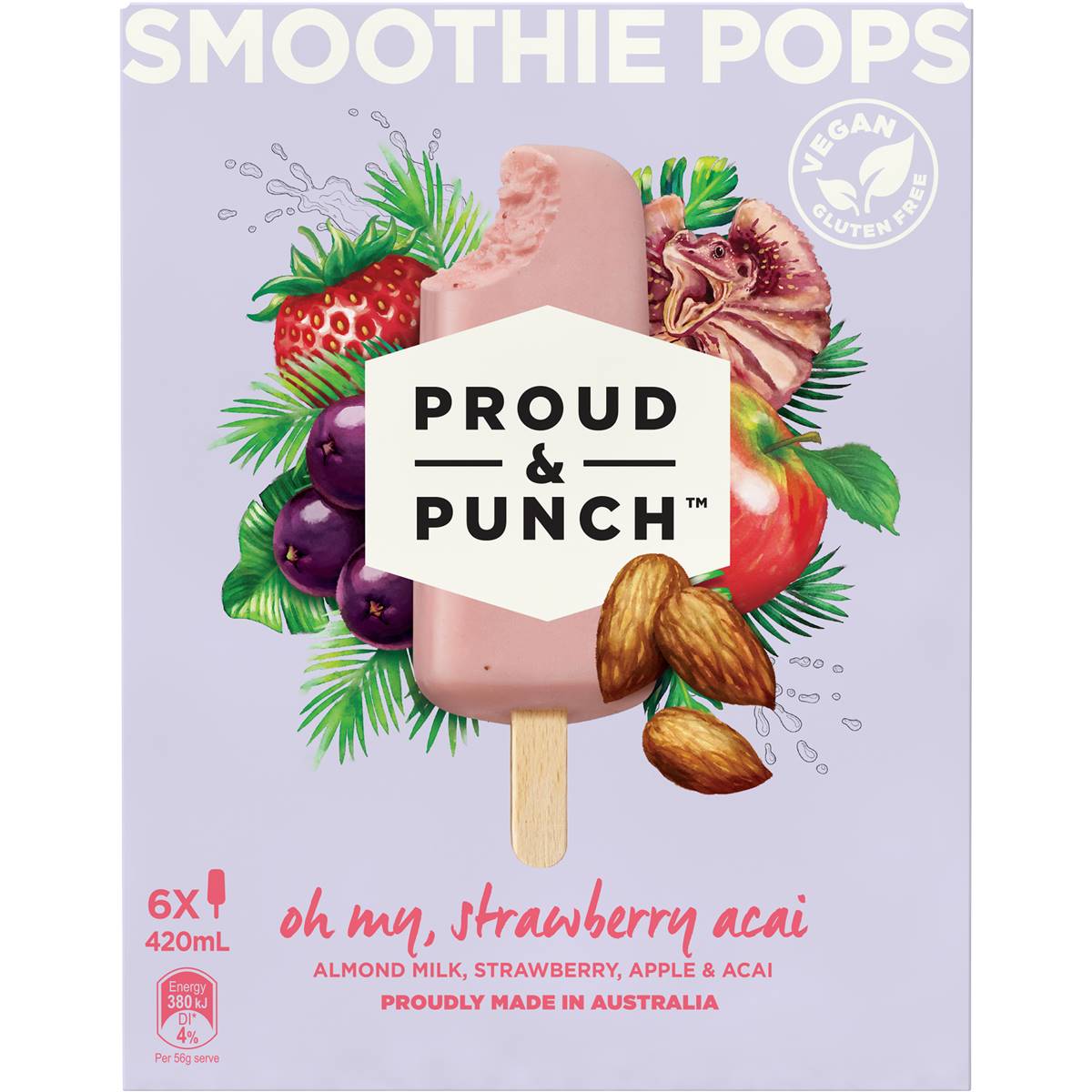 Proud & Punch Strawberry Acai 6 Pack | Woolworths