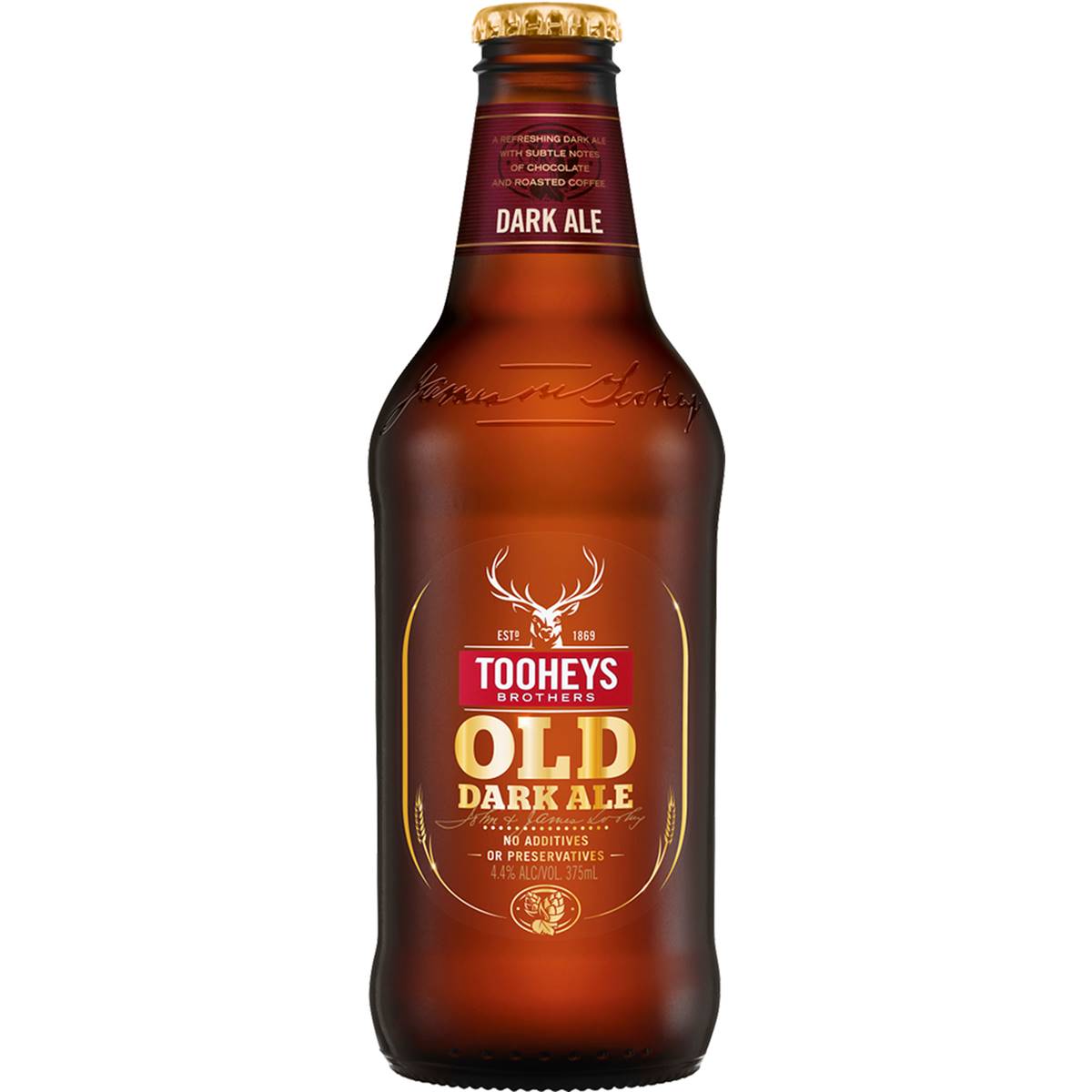 Tooheys Old Dark Ale Bottle 375ml Woolworths