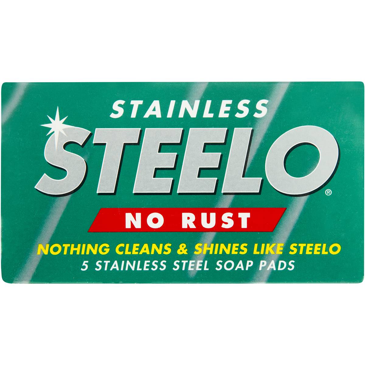 Steelo Stainless Steel Soap Pads 5 Pack | Woolworths