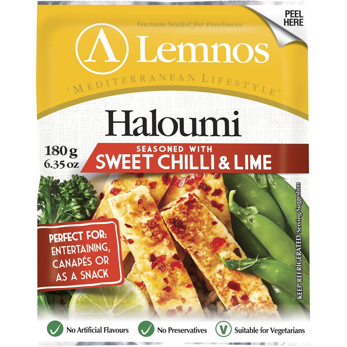 Lemnos Haloumi Sweet Chilli And Lime 180g | Woolworths