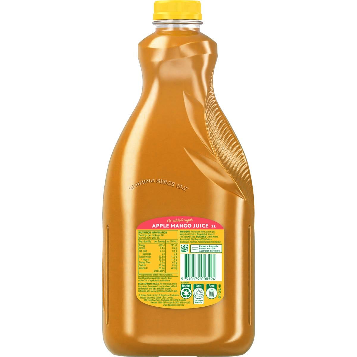 Golden Circle Apple & Mango Juice 2l | Woolworths