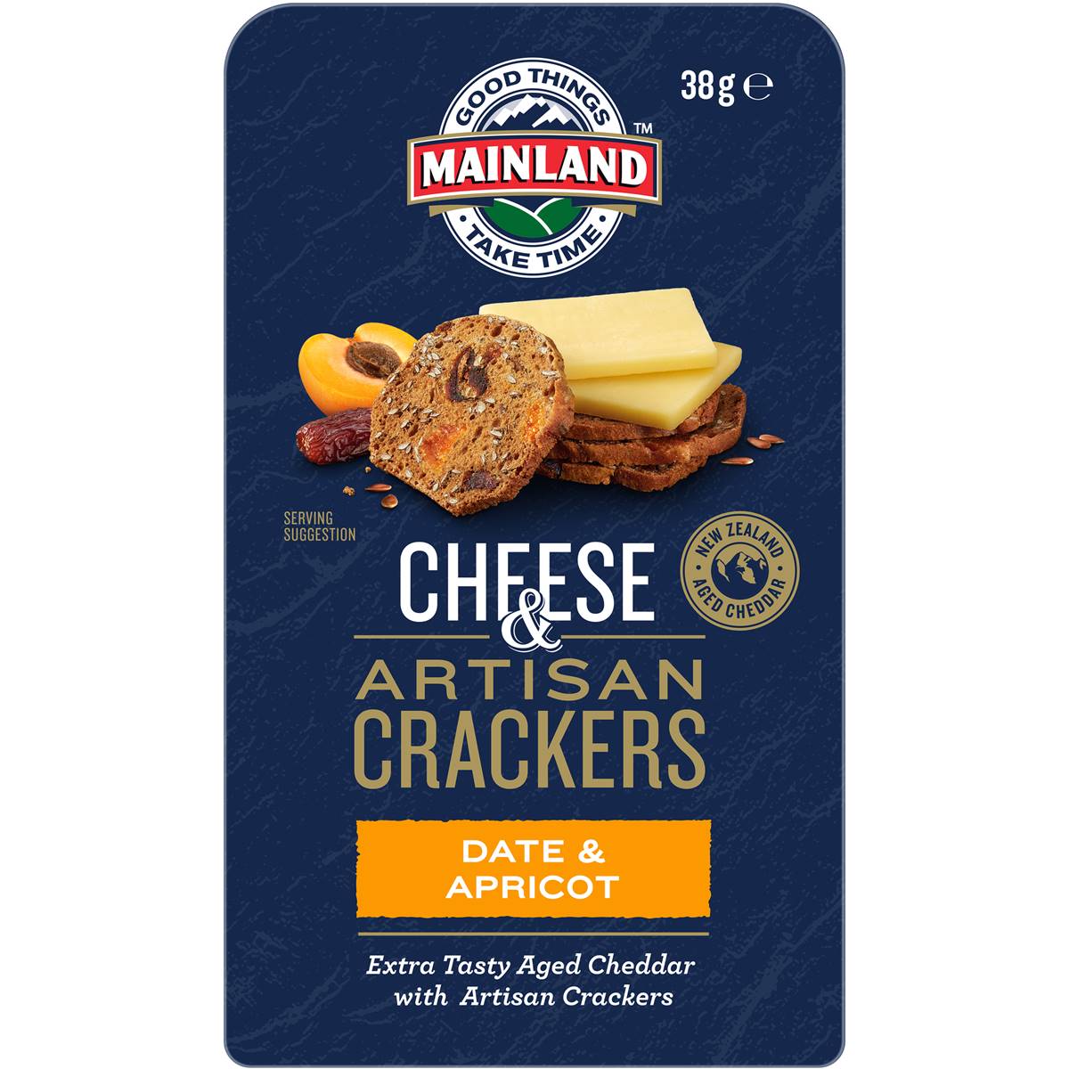 Mainland Otg Extra Tasty Artisan Cheese & Crackers 38g | Woolworths