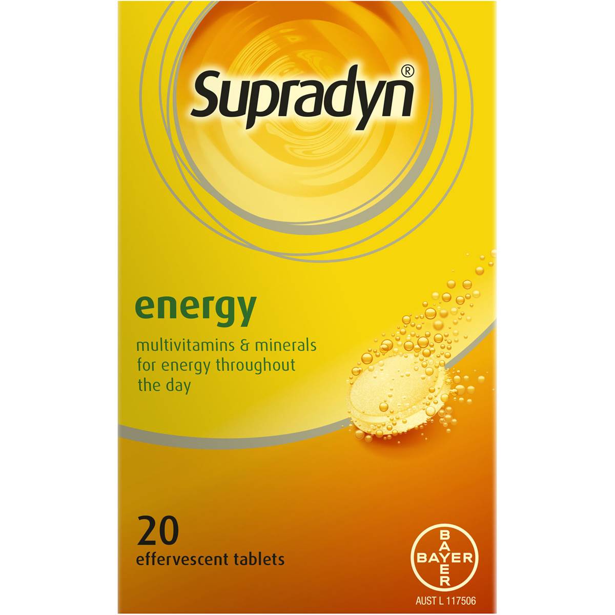 Energy Multivitamin Lemon Tablets 20 Pack | Woolworths