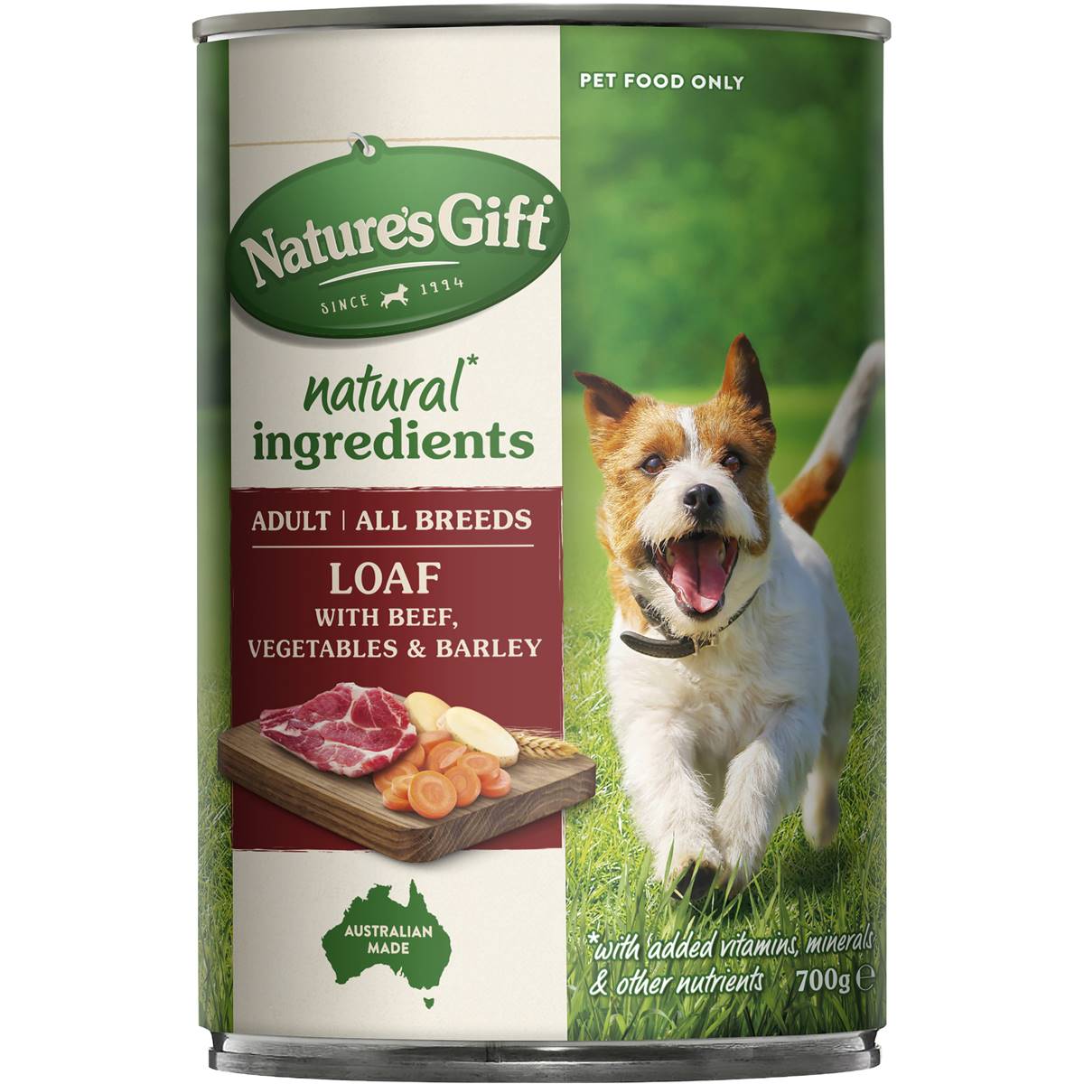 Nature's Gift Adult Wet Dog Food Loaf Lamb With Beef Vegetables ... Nature's Gift Adult Wet Dog Food Loaf Lamb With Beef Vegetables ...