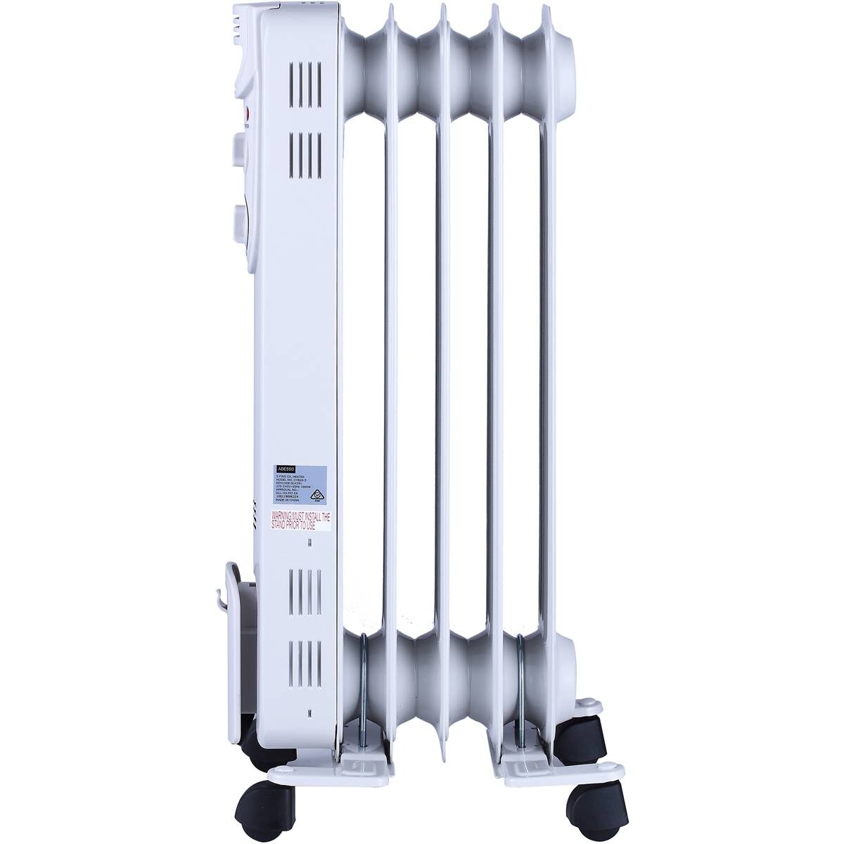 Adesso 5 Fins Oil Filled Heater Each | Woolworths