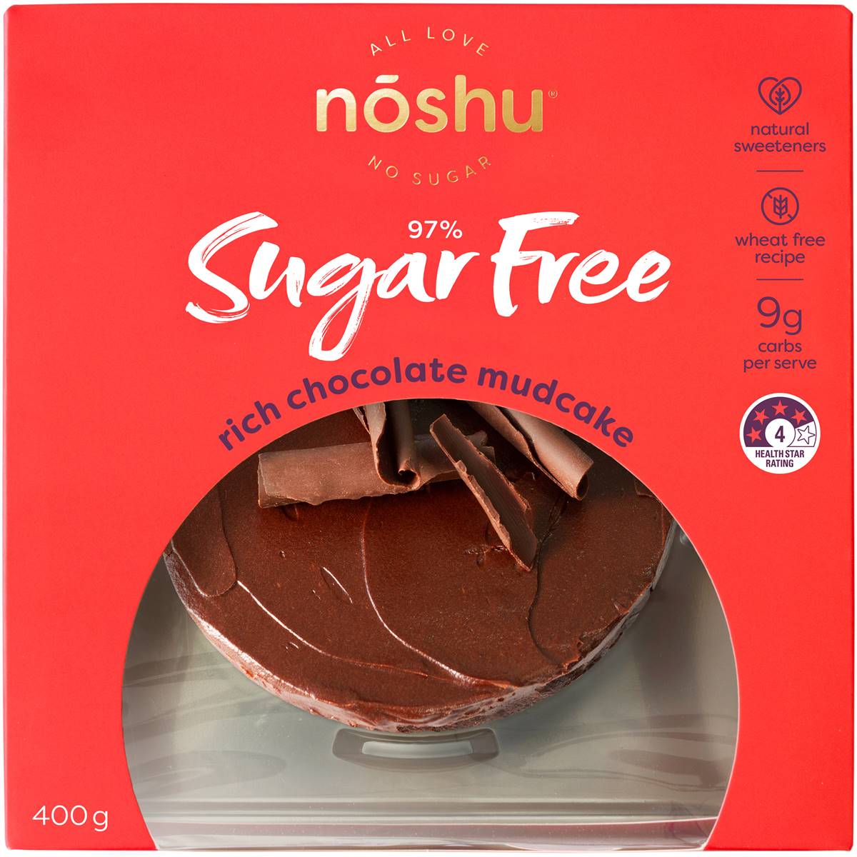 Noshu 95% Sugar Free Birthday Cake Donut 45g | Woolworths