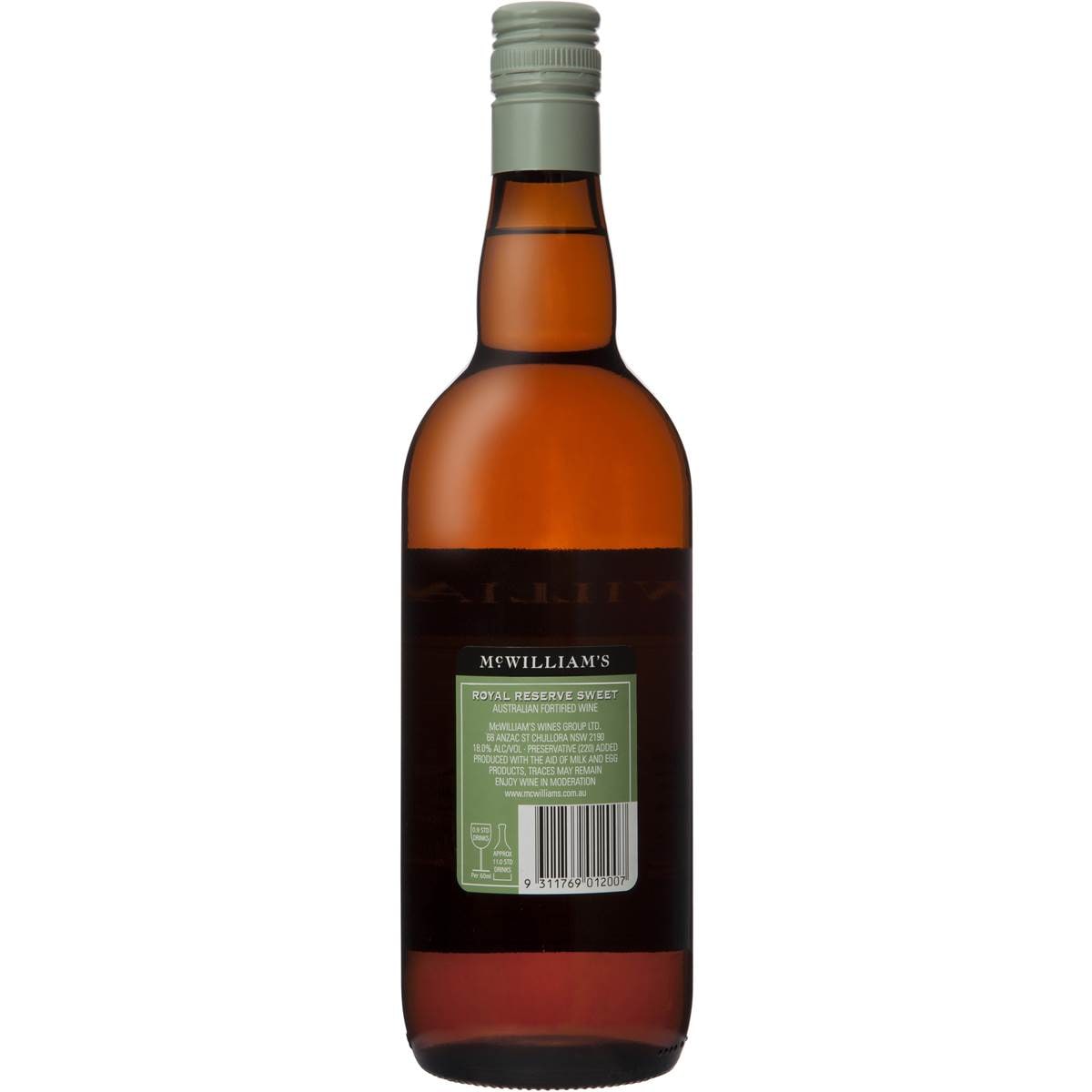 Mcwilliams Sherry Royal Reserve Sweet 750ml | Woolworths