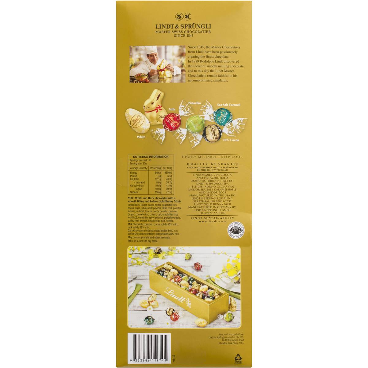 Lindt Easter Selection Gift Box 400g | Woolworths