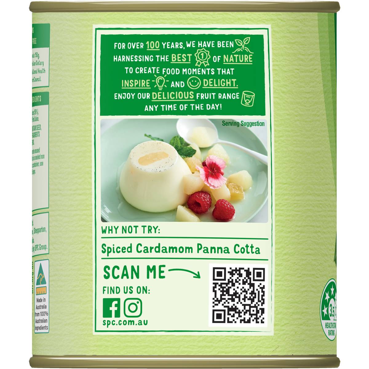 Spc Pears Sliced In Natural Juice No Added Sugar 825g | Woolworths