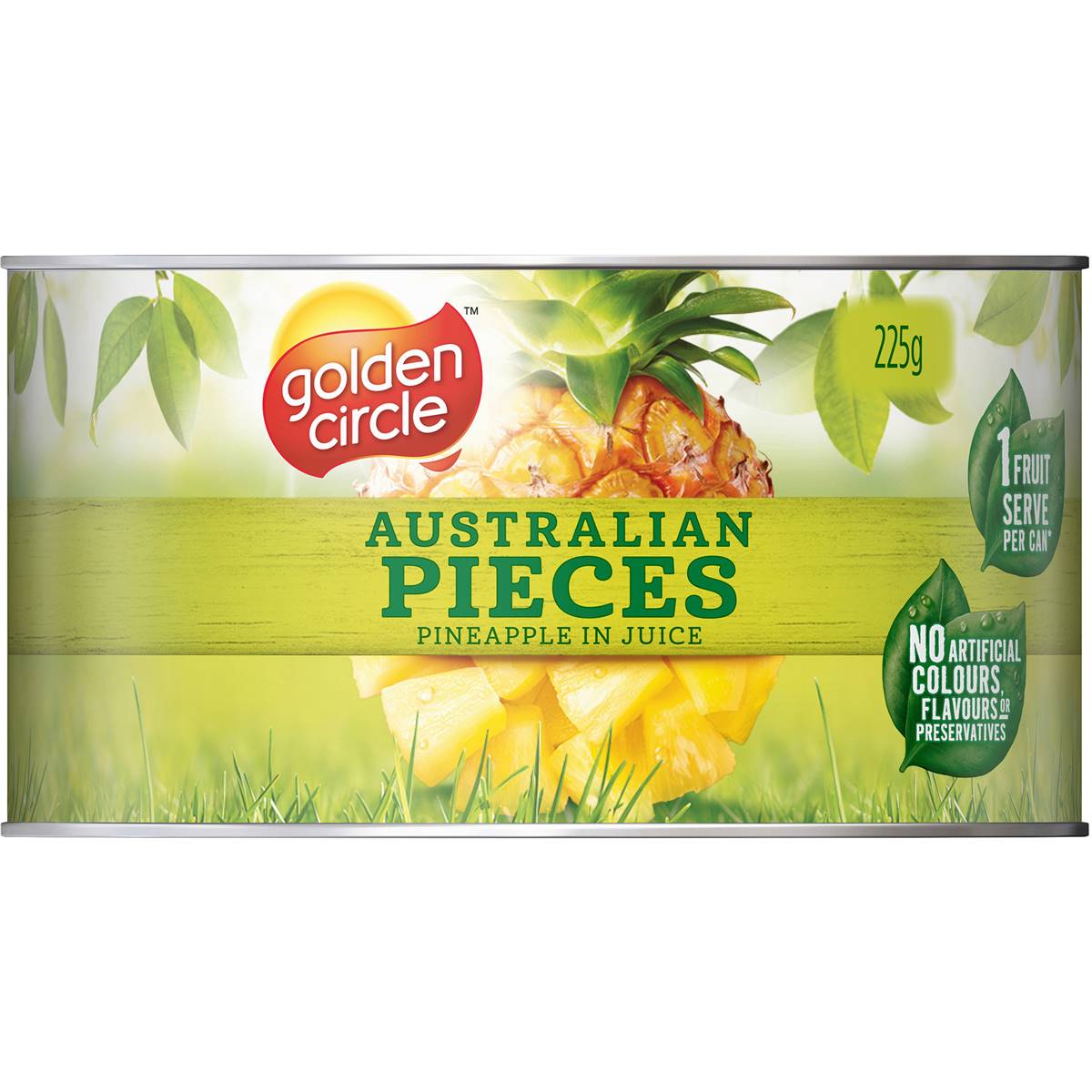 Golden Circle Australian Canned Fruit Tinned Pineapple Pieces In Juice 225g | Woolworths