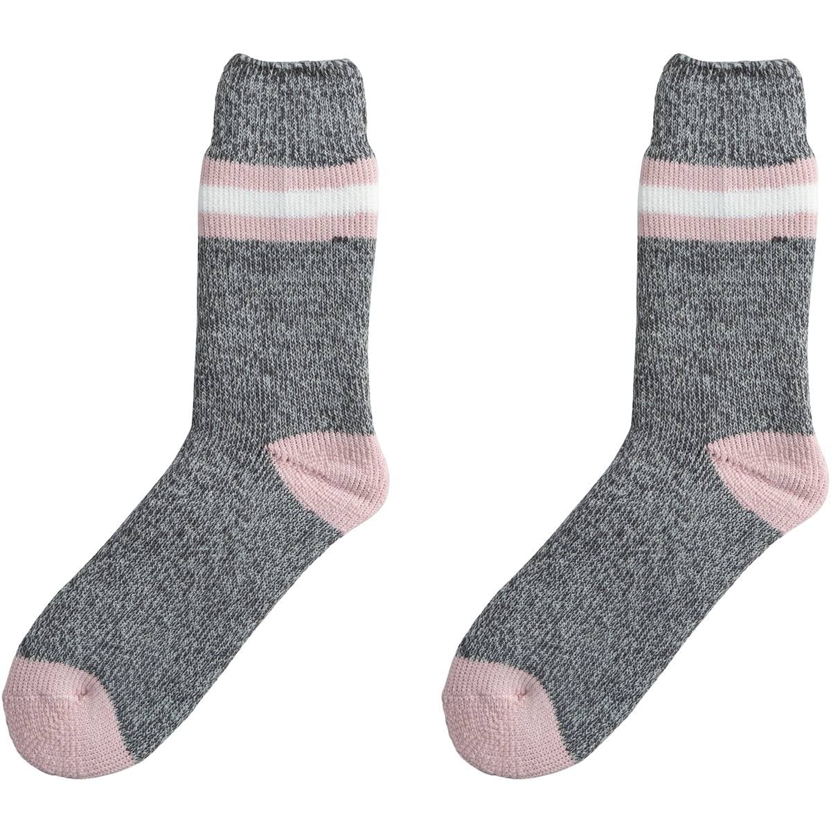 Underworks Ladies Heat Bods Crew Socks Black Each | Woolworths