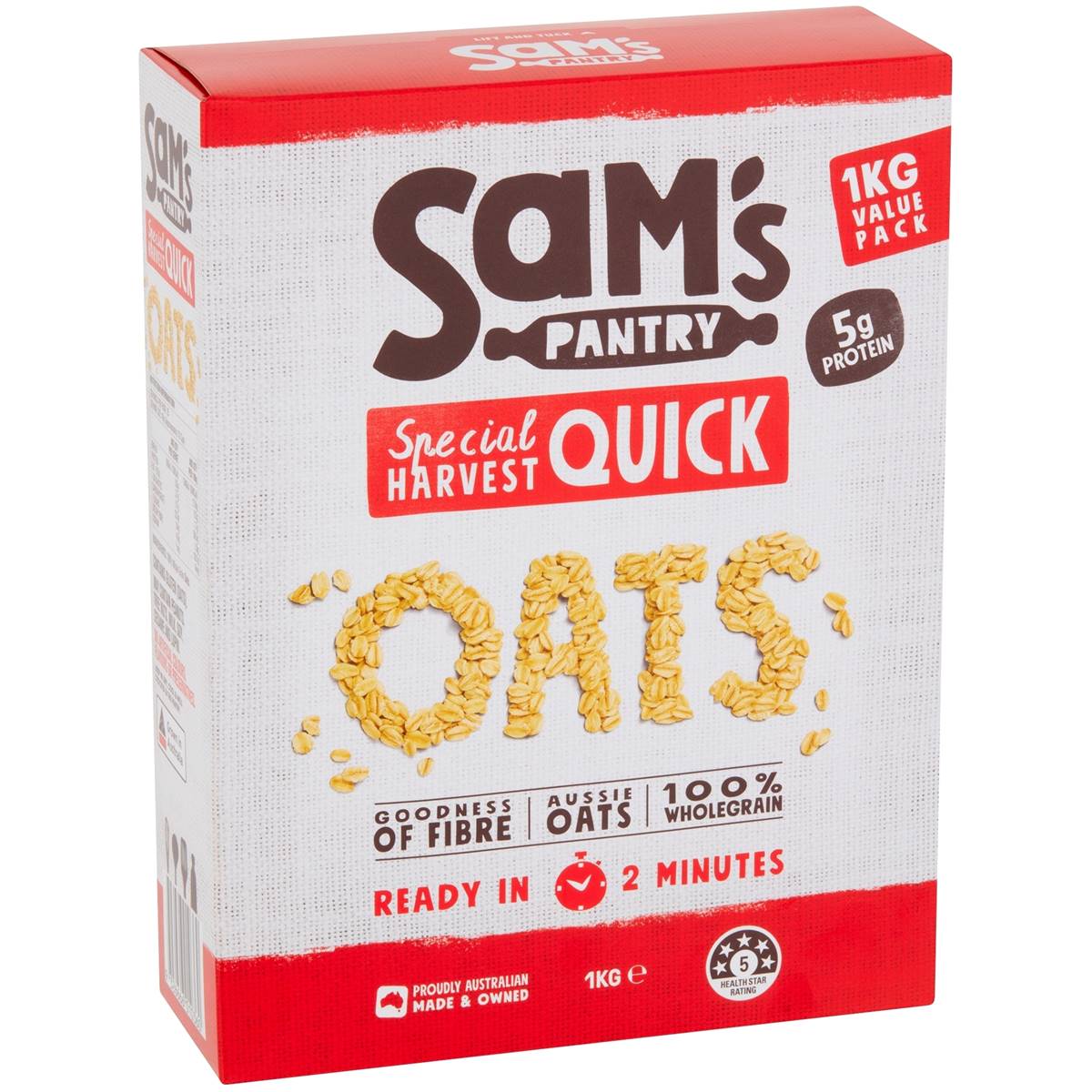 Sam's Pantry Special Harvest Quick Oats 1kg | Woolworths