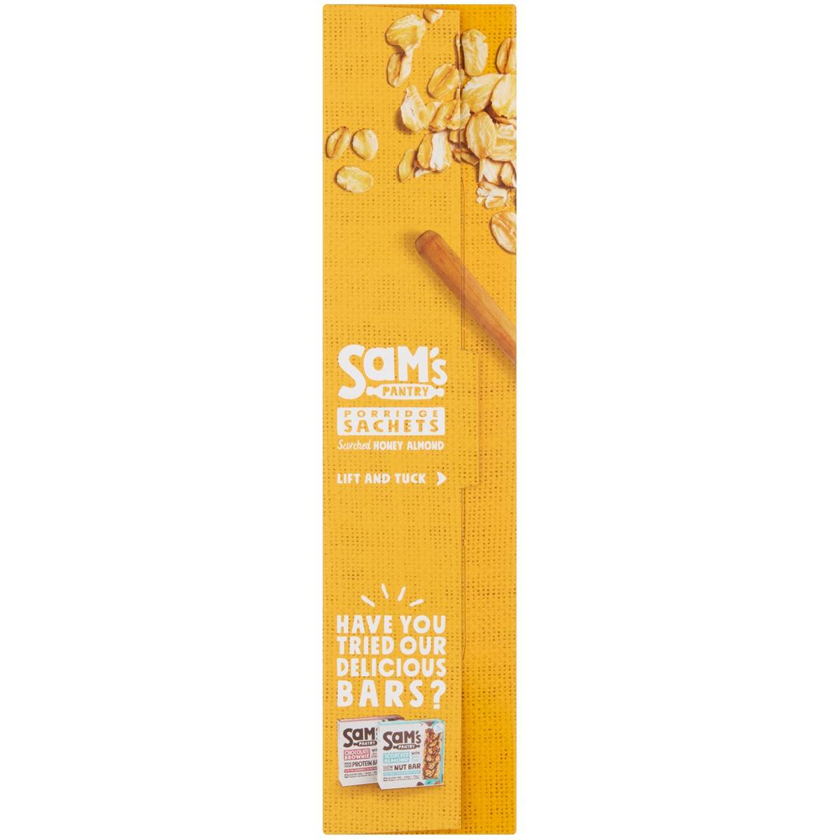 Sam's Pantry Scorched Honey Almond Porridge Sachets 8 Pack | Woolworths
