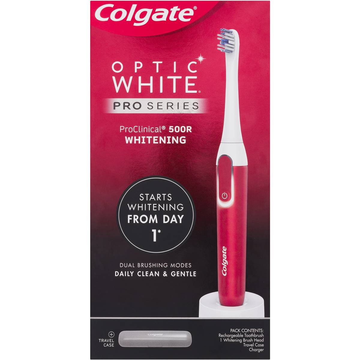 Colgate Sonic Electric Toothbrush Proclinical 500r Whitening Each ...