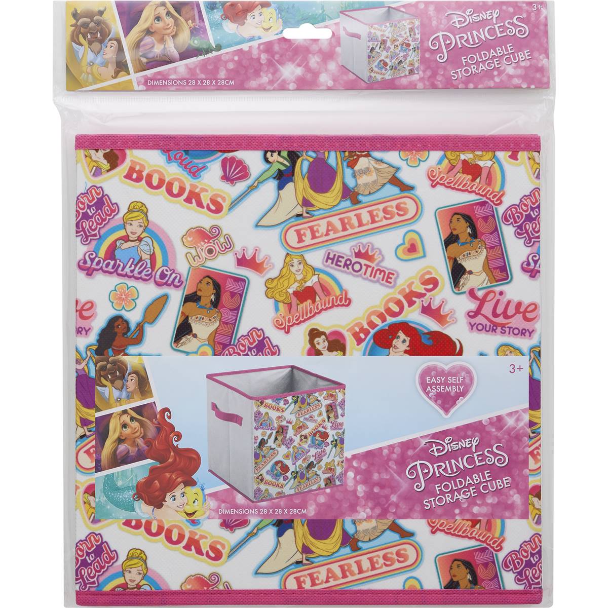 Disney Princess Storage Cube Each | Woolworths