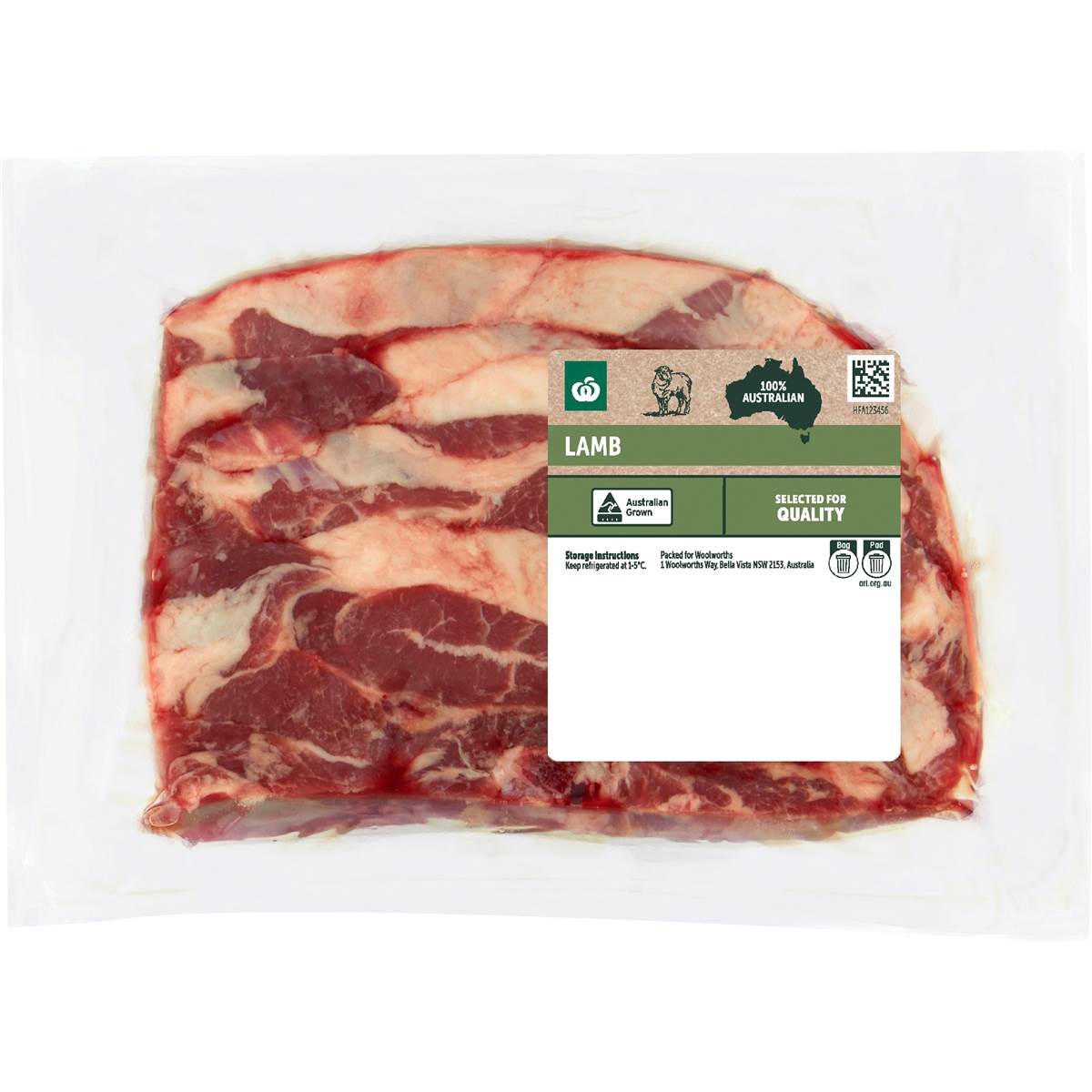 Woolworths Lamb Forequarter Chops 800g - 1.6kg | Woolworths