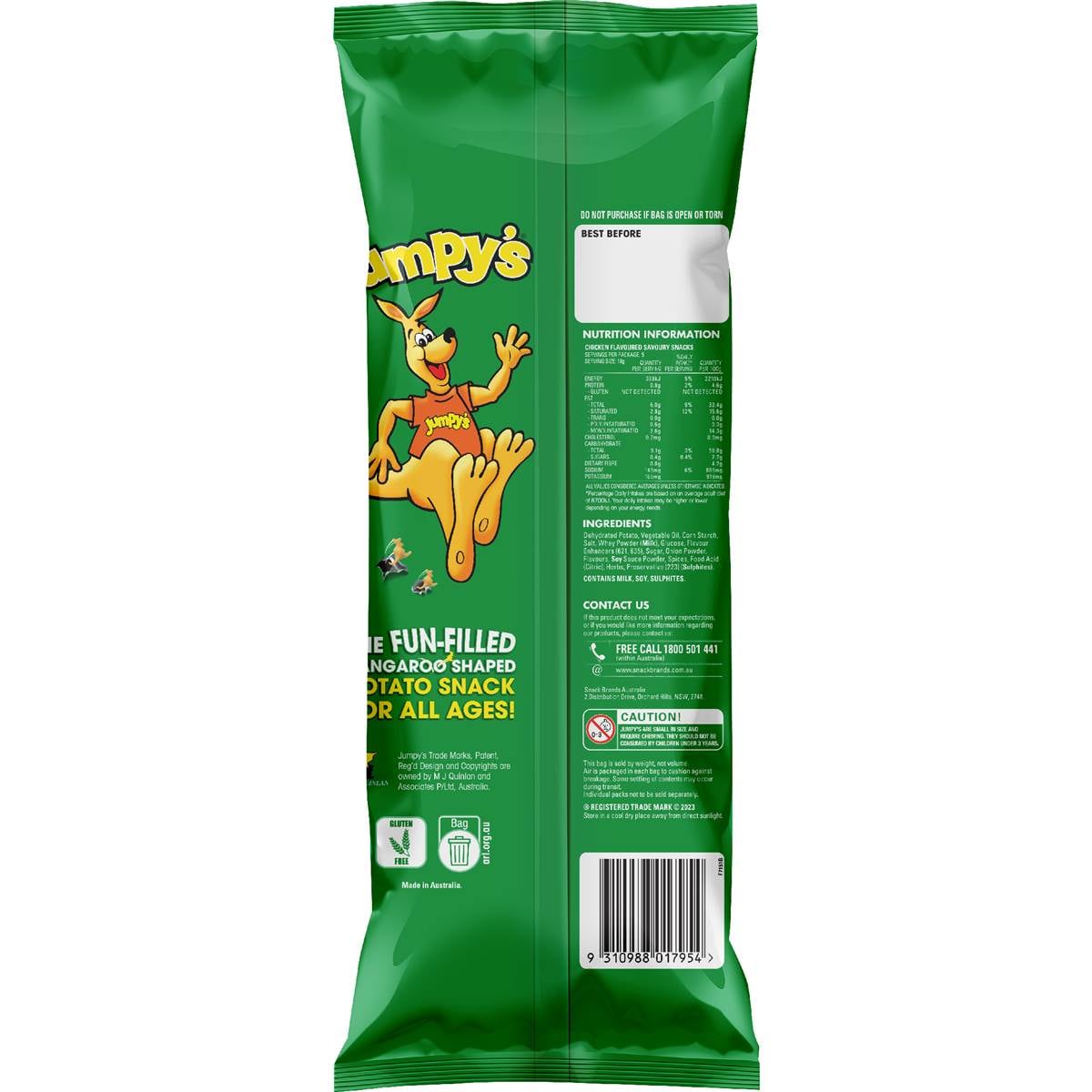 Jumpy's Chicken Chips 5 Pack | Woolworths