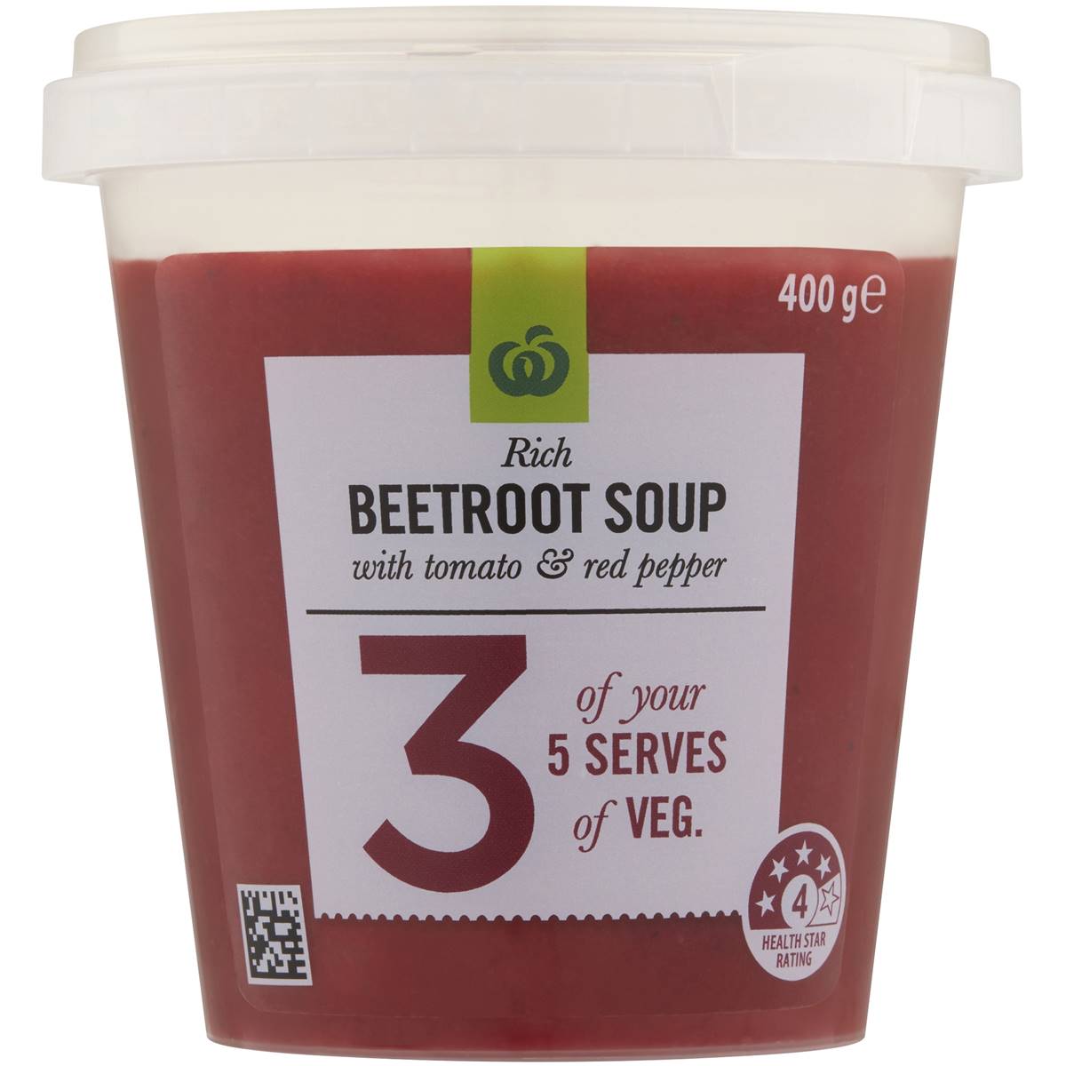 Woolworths Rich Beetroot Soup With Tomato & Red Pepper 400g | Woolworths