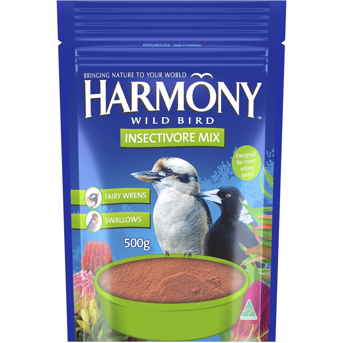 Harmony Bird Food Insectivore Mix 500g | Woolworths