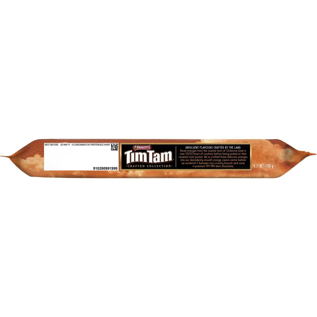 Arnott's Tim Tam Crafted Gisborne Orange & Dark Chocolate 160g | Woolworths