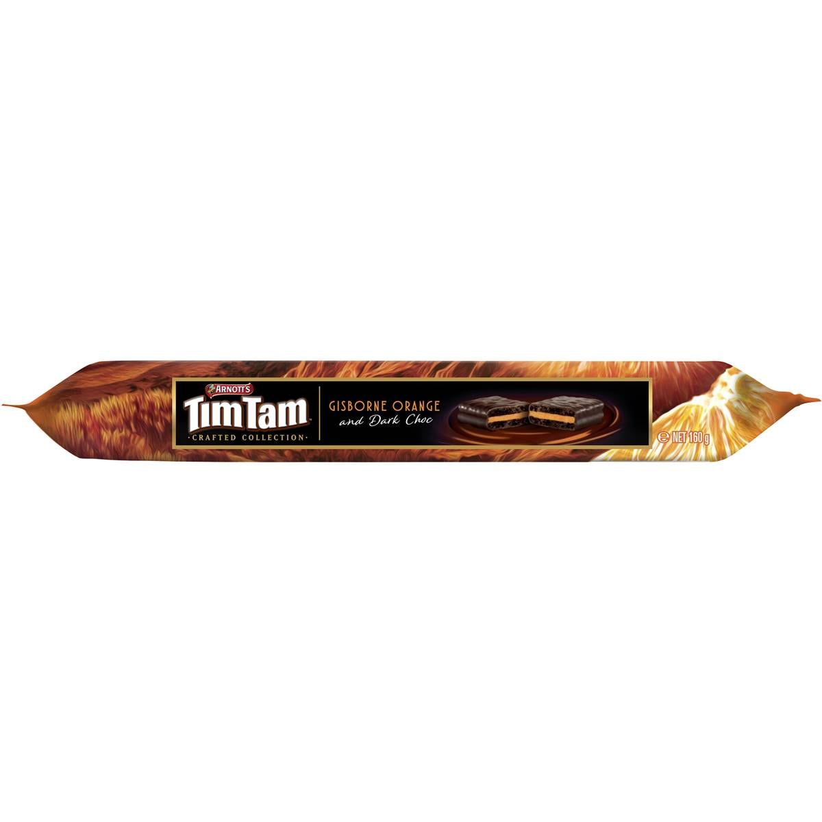 Arnott's Tim Tam Crafted Gisborne Orange & Dark Chocolate 160g | Woolworths