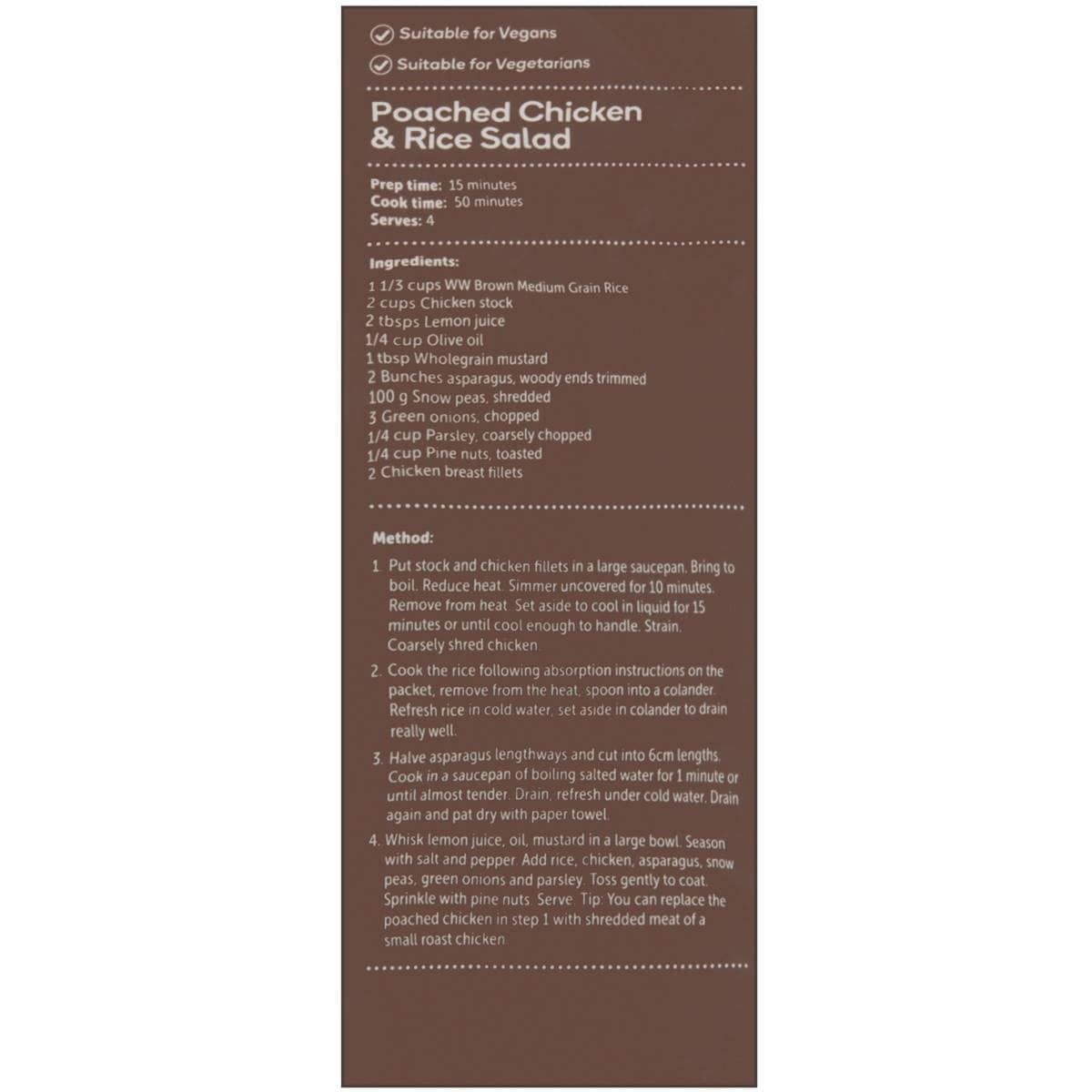 Woolworths Brown Medium Grain Rice 1kg | Woolworths