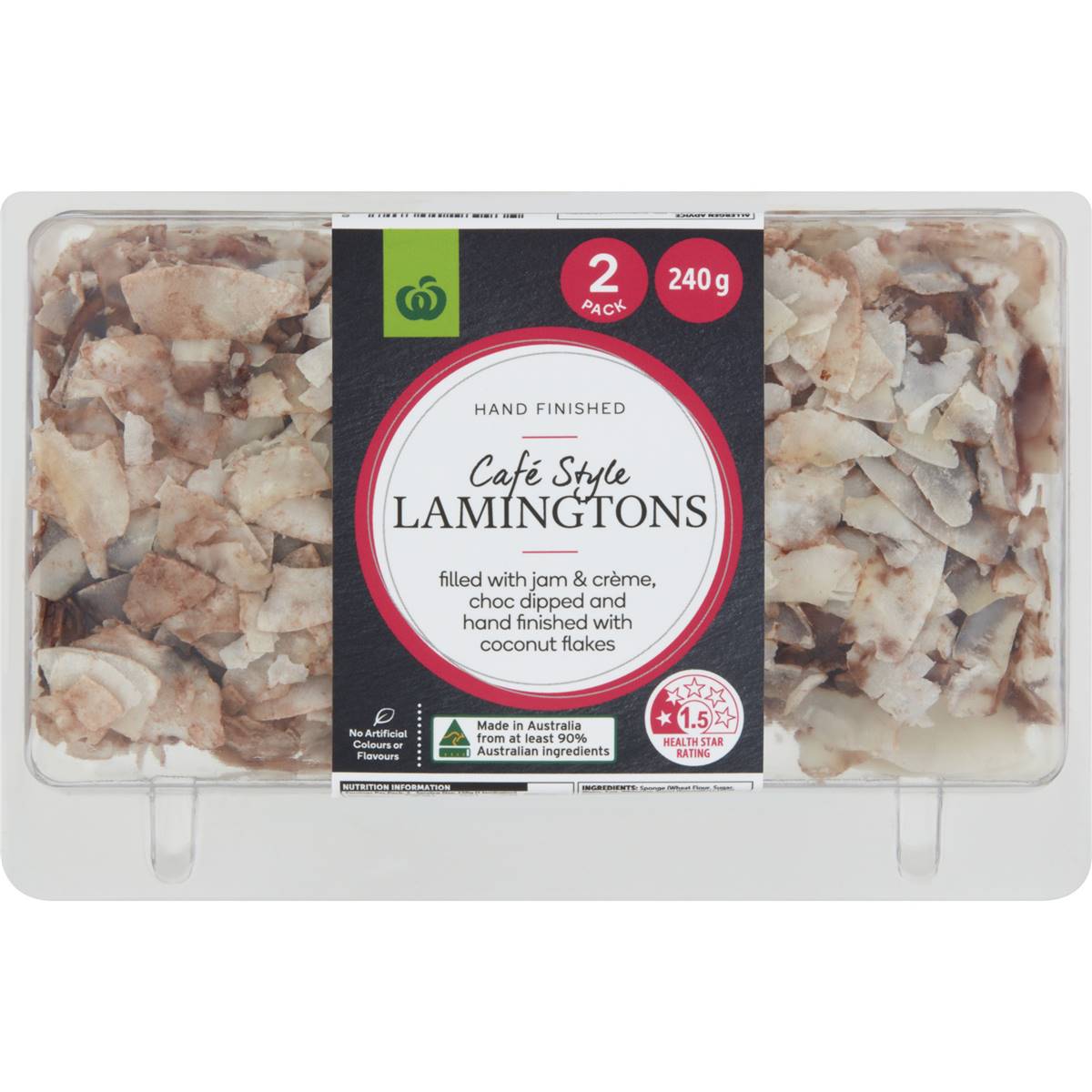 Woolworths Café Style Lamingtons 240g | Woolworths