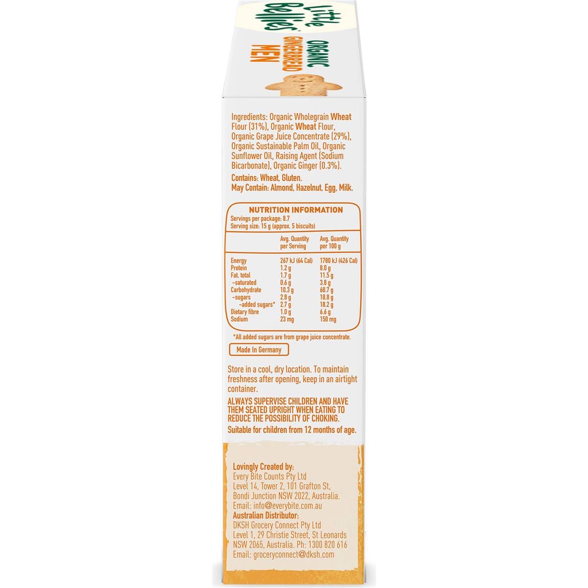 Little Bellies Gingerbread Men 130g | Woolworths