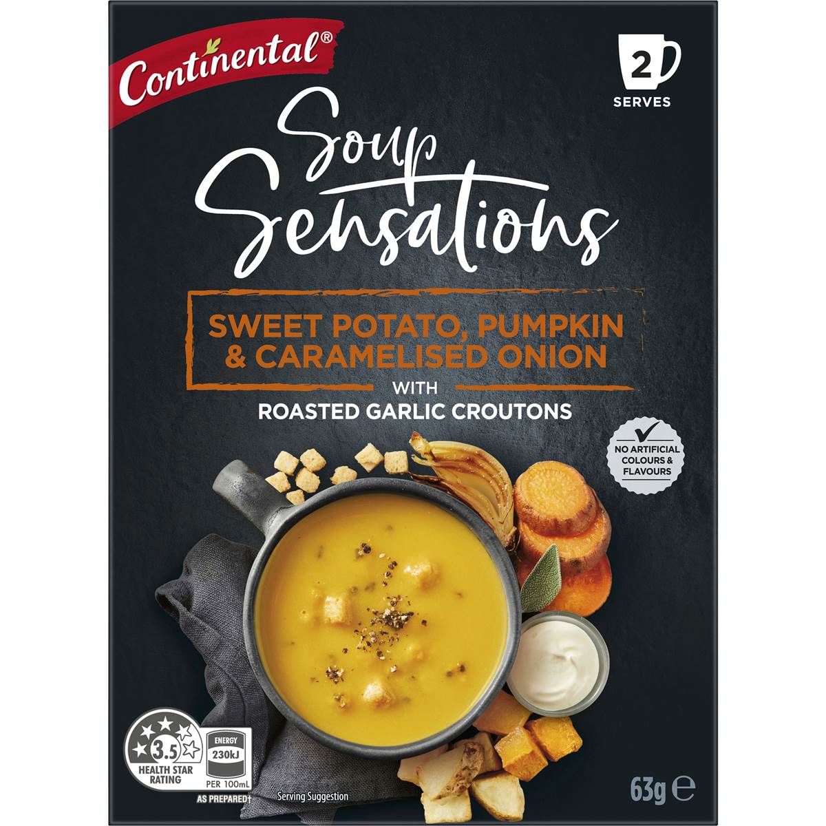 Continental Soup Sensations Sweet Potato Pumpkin & Caramelised Onion ...