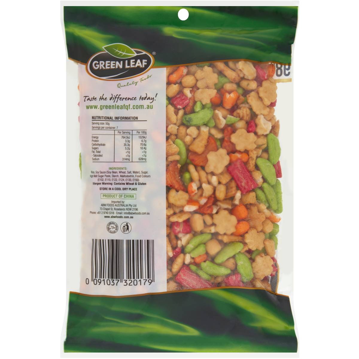 Green Leaf Mixed Rice Crackers 350g | Woolworths