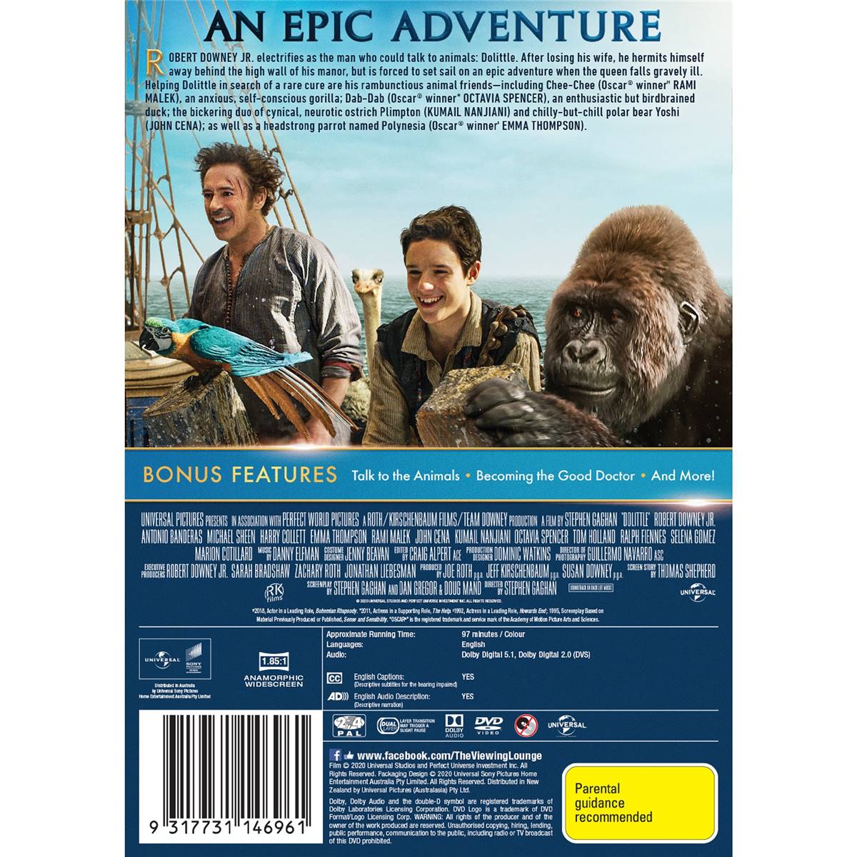 Dolittle Dvd Each | Woolworths