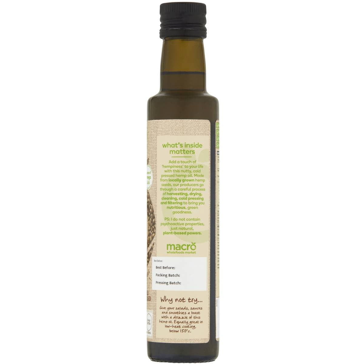 Macro Hemp Seed Oil 250ml | Woolworths